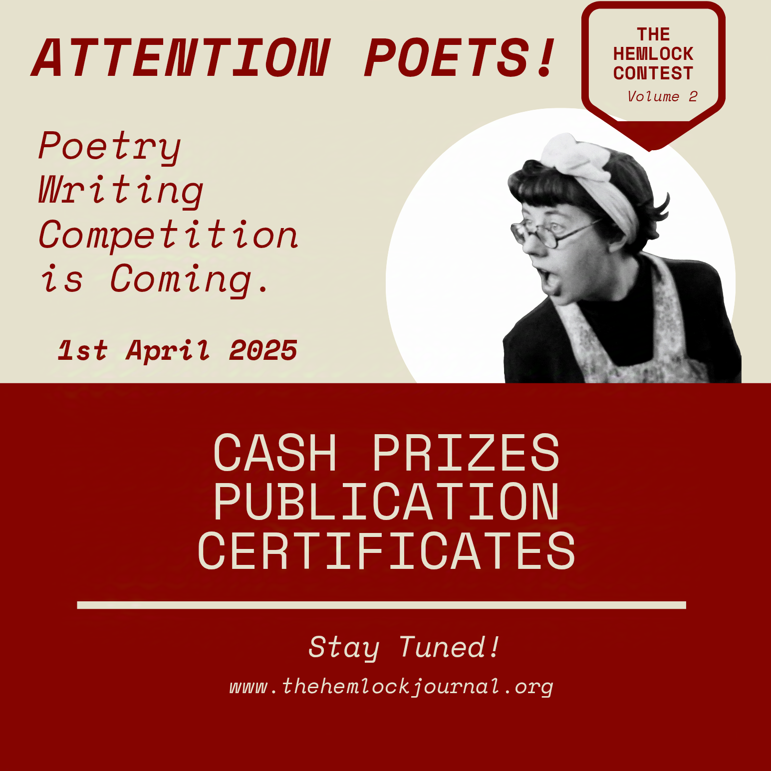 The Hemlock Poetry Contest is coming! – The Hemlock Journal